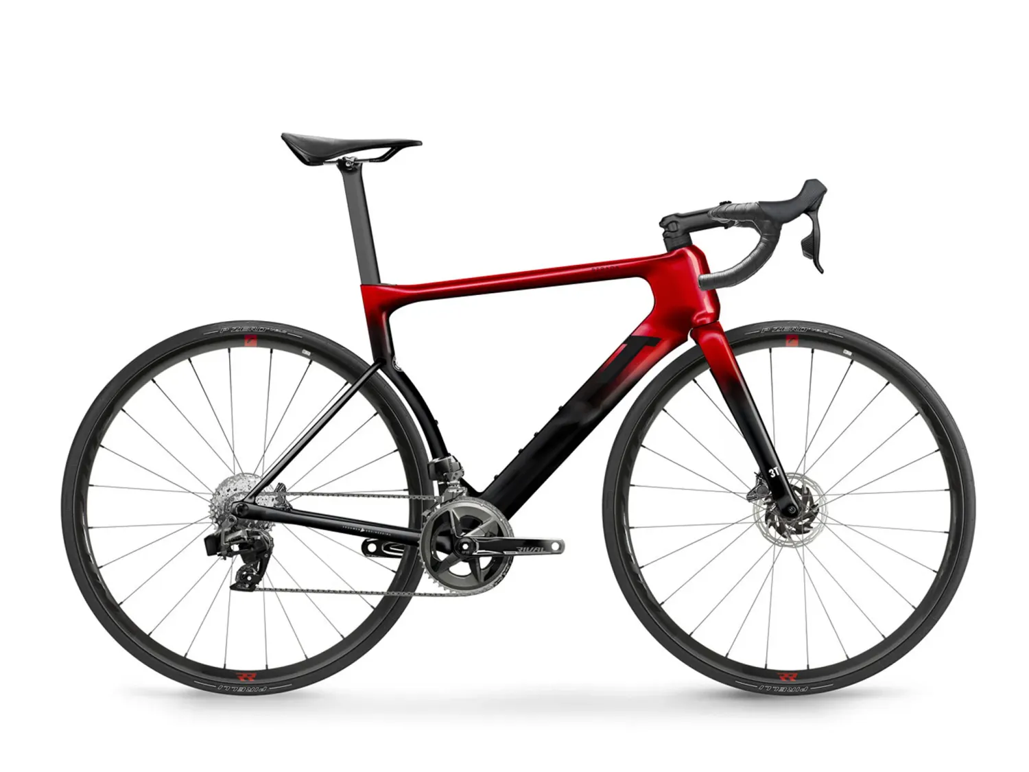 3T Strada Sram Rival AXS 2x12 Red/Black DESTOCK | Gjcyclingshop