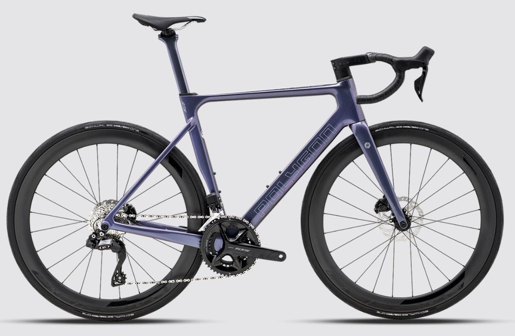 Polygon Helios A7X Chameleon Purple Shimano 105 di2 2x12v | Gjcyclingshop